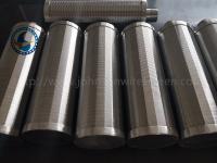 China Stainless Steel 304 OD 76mm Wedge Wire Screen With M32 Male Thread for sale