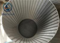 China 304 SS Johnson Wedge Wire Screen  Groundwater Wells V Shape For Drum FIlter for sale