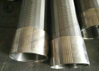 China Non Clogging SS304 Wedge Wire Screen Filter For Rotating Fine Grid Filters for sale
