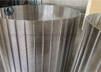 China Ss 304 316l 321 Johnson Vee Wire Screen For Inner Filter Equipment for sale