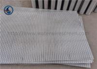 China Filter Johnson 304 Wedge Wire Screen Panels Stainless Steel Sieve Bend Screen for sale