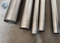 China 25mm-1027mm Wound Wedge Wire Filter Screen With 25-3200 Micron Rating for sale
