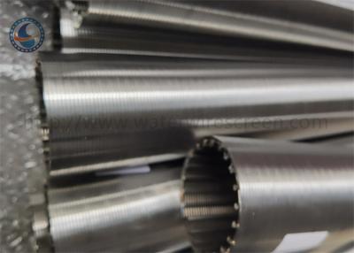 China Stainless Steel 321 Wound Screen Johnson Slotted FIlter PIpe for sale