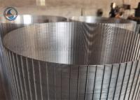 China Stainless Steel 321 Wound Slot Johnson Vee Wire Screen Cylinder For Strainer for sale