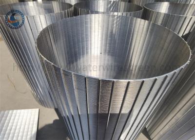 China 304 Stainless Steel Wedge Wire Screen Tube Wound Slot for sale