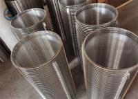 China Ss 304 Filter Rotary Screen Drum Johnson Slot Screen Basket From Inside To Outside for sale