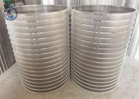 China Ss 304 Filter Rotary Screen Drum Johnson Slot Screen Basket From Inside To Outside for sale