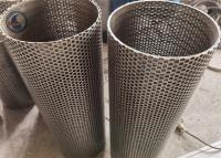 China Reverse Back Wash Filter Drum Johnson Wire Screen Slot Cylinder 316l for sale