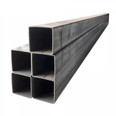China Carbon Steel Rectangular Pipe 75x75mm & 50x50mm Structural Tube - ASTM A106/A53 Standards, 6m Length for sale
