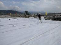 China Customized Non Woven Geotextile Fabric 300g m2 for Separation Filtration and Reinforcement for sale