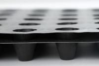 China HDPE Dimpled Drainage Membrane Board 600N Tension 150kpa for Railway Tracks for sale