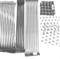 China Virgin HDPE Uniaxial Geogrid Soil Reinforcement 25-200 kN/m for Driveway for sale
