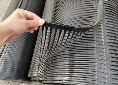 China Outside Construction Polypropylene HDPE Uniaxial Geogrid Slope Stabilization for sale