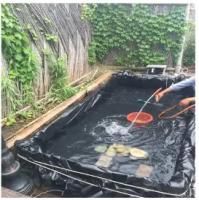 China TR131 HDPE Geomembrane 0.25mm-2.0mm for Dam Aquaculture Shrimp Fish Pond Liner for sale