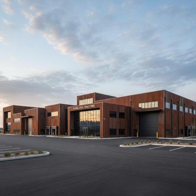 China Durable Metal Structure Building Robust Industrial And Commercial Construction Customizable for sale