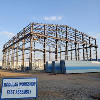 China Modular Steel Frame Workshops Versatile Industrial Steel Framed Building for sale