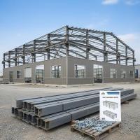 China Durable Steel Structure Workshop Corrosion Resistant Prefabricated Steel Frame Construction for sale