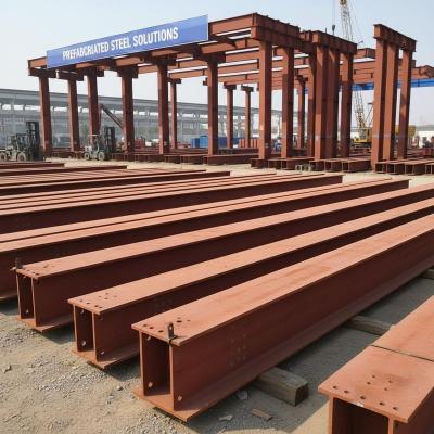 China Durable Steel Factory Buildings Height 6M - 12M Steel Frame Building Factory for sale