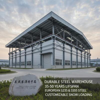 China Carbon Steel Structure Warehouse Customized Metal Building Warehouse Commercial for sale