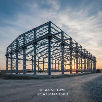 China Customizable Steel Structure Warehouse Versatile Steel Construction Warehouse for sale