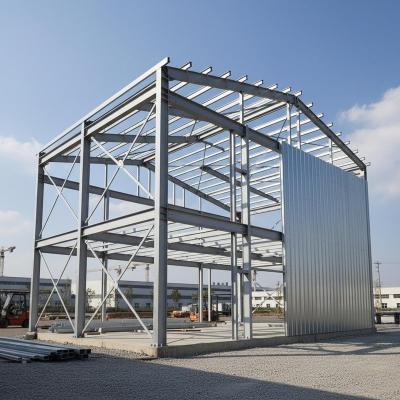 China Prefabricated Galvanized Steel Structure Building Durable Industrial Metal Building Customized for sale