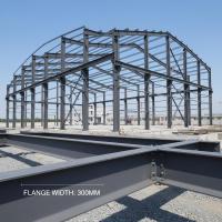 China Blast Painted Galvanized Surface Steel Structure Building with 50-300mm Flange Width and Wind Snow Seismic Resistant Design for sale