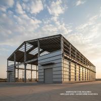 China Customizable Warehouse Steel Buildings Wind Resistant Galvanized Steel Construction for sale