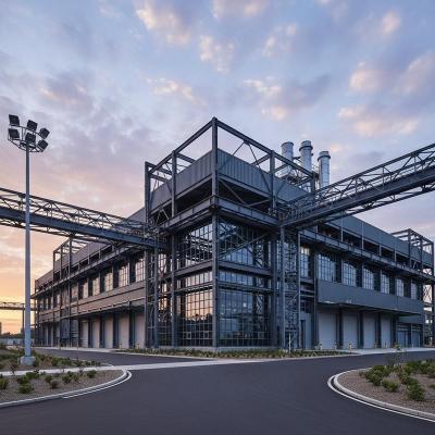 China Turnkey Steel Structure Warehouse Full Service Design Fabrication Installation Prefab Building Complete Solution for sale