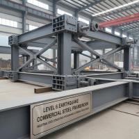 China Level 6 Earthquake Resistant Industrial Steel Structures with 5000 Kg/m² Load Capacity and High Strength Bolts for sale