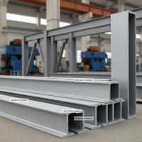 China Fireproof Coatings Industrial Steel Structures with High Strength Bolts and Galvanized or Painted Coating for sale