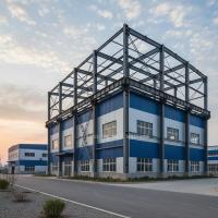 China Industrial Steel Structures with Level 6 Earthquake Resistance 5000 Kg/m² Load Capacity and 20-50 Years Durability for sale