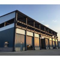 China Steel Structure Workshop with Grade 8 Seismic Resistance and 200 km/h Wind Resistance Using Hot Rolled H Section Steel for sale