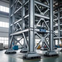 China Level 6 Earthquake Resistant Industrial Steel Structures with 5000 Kg/m² Load Capacity and Galvanized or Painted Coating for sale