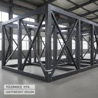 China Blast Painted Galvanized Surface Steel Structure Building with 50-300mm Flange Width and Wind Snow Seismic Resistant Design for sale