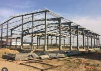 China Blast Painted Galvanized Surface Steel Structure Building with 50-300mm Flange Width and Wind Snow Seismic Resistant Design for sale