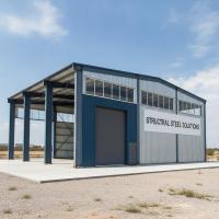 China Customized Color Steel Framed Buildings Designed With Portal Frame H Column And Rafter And Painted Or Galvanized Surface Processing For Performance for sale