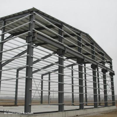 China Standard BS Steel Framed Structures with Cold formed Steel or Hot rolled Steel Frame Material Providing Structural Support for sale