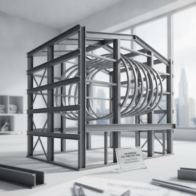 China Pre-engineered Steel Frame Structures Combining Strength and Flexibility to Deliver Metal Building Structural Solutions for sale