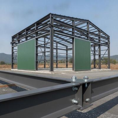 China Steel Frame Steel Metal Buildings Providing Powder Coated or Painted Finish Customization Engineered for Strength and Longevity for sale