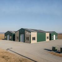 China Customized Color Steel Metal Buildings Grade Q355 Customization Ideal for Commercial Storage and Agricultural Applications for sale