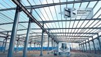 China Black Industrial Steel Structures Modular Metal Building Constructions Customizable for sale