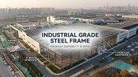 China Low Maintenance Steel Framed Buildings Modern Prefabricated Metal Buildings Robust for sale
