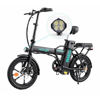 China Reliago 12-48V LED Headlight Electric Bike Front Lamp K-MARK Certified for HITWAY BK5 for sale
