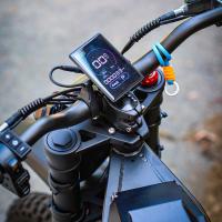 China Reliago Nova4-BK 6000W Mid-Drive Electric Dirt Bike 60V 30Ah 45 MPH Full Suspension for sale