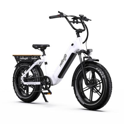 China Reliago OT08 20 Inch Fat Tire Electric Bike 48V 500W Motor 18Ah Battery 7-Speed E-Bike for sale
