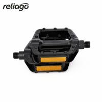 China Reliago Aluminum Alloy E-Bike Pedals Black Non-Slip Bicycle Platform Pedals For HITWAY BK15 Electric Bike for sale