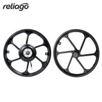 China Reliago 16 Inch Magnesium Alloy E-Bike Front Wheel 6 Spoke Electric Bike Rim for Hitway BK5 for sale