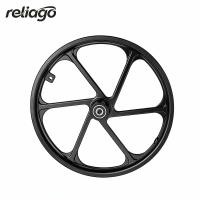 China Reliago 16 Inch Magnesium Alloy E-Bike Front Wheel 6 Spoke Electric Bike Rim for Hitway BK5 for sale