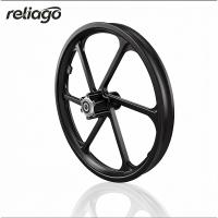 China Reliago 16 Inch Magnesium Alloy E-Bike Front Wheel 6 Spoke Electric Bike Rim for Hitway BK5 for sale