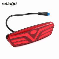 China Reliago 60V Rated Voltage E-Bike Rear Light with Flowing Turn Signal and 6-Core Waterproof Cable for Freego X2Pro for sale